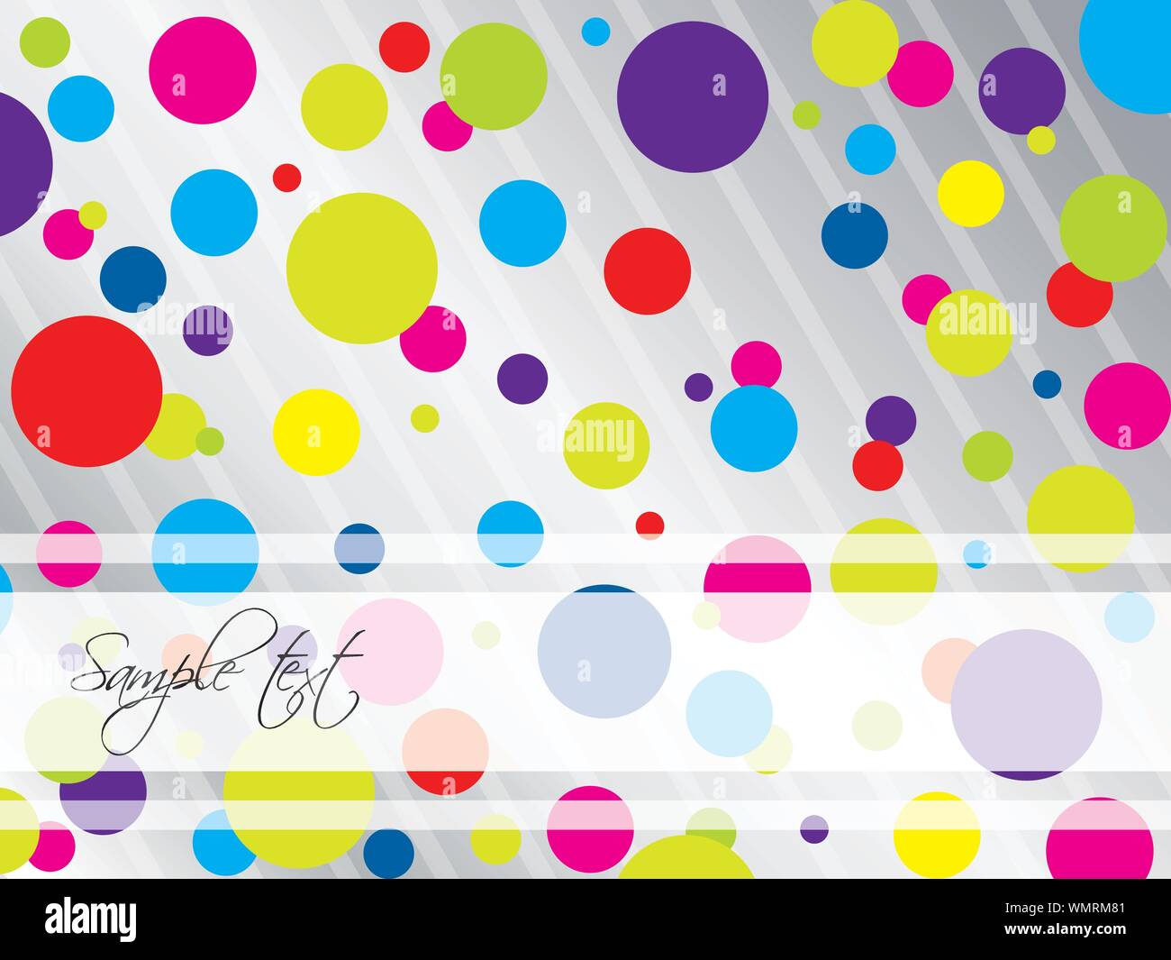 Colorful dotted brochure backdrop design Stock Vector Image & Art - Alamy