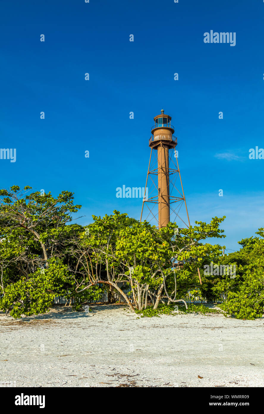 Sanibel Island Light in Sanibel Island Lighthouse Beach Park on Sanibel ...