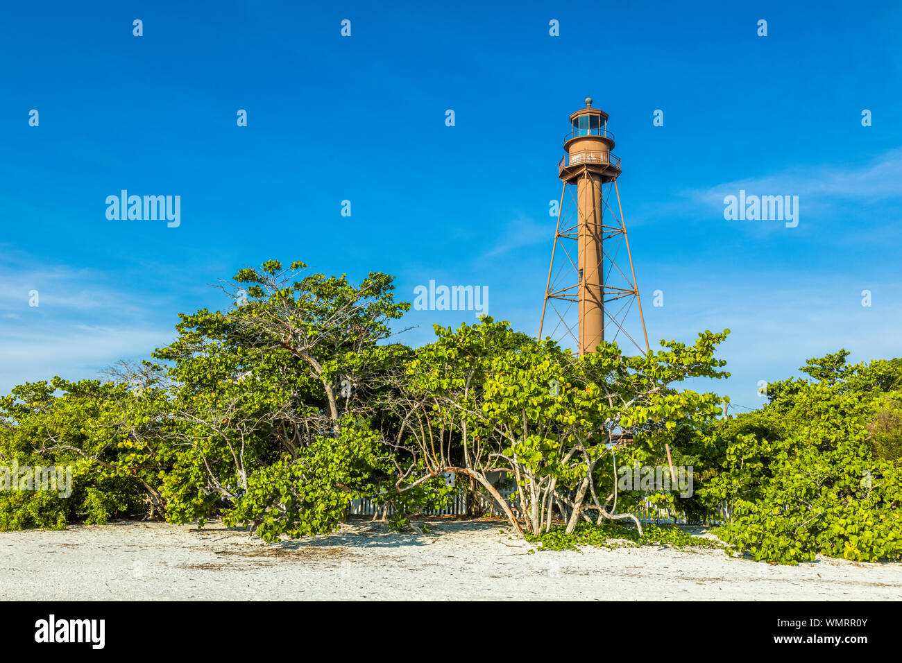 Sanibel Island Light in Sanibel Island Lighthouse Beach Park on Sanibel ...