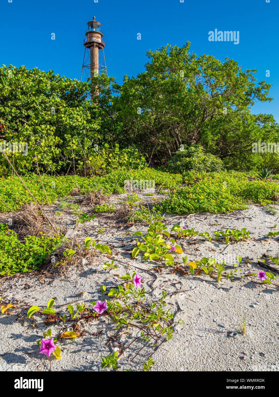 Sanibel Island Light in Sanibel Island Lighthouse Beach Park on Sanibel ...