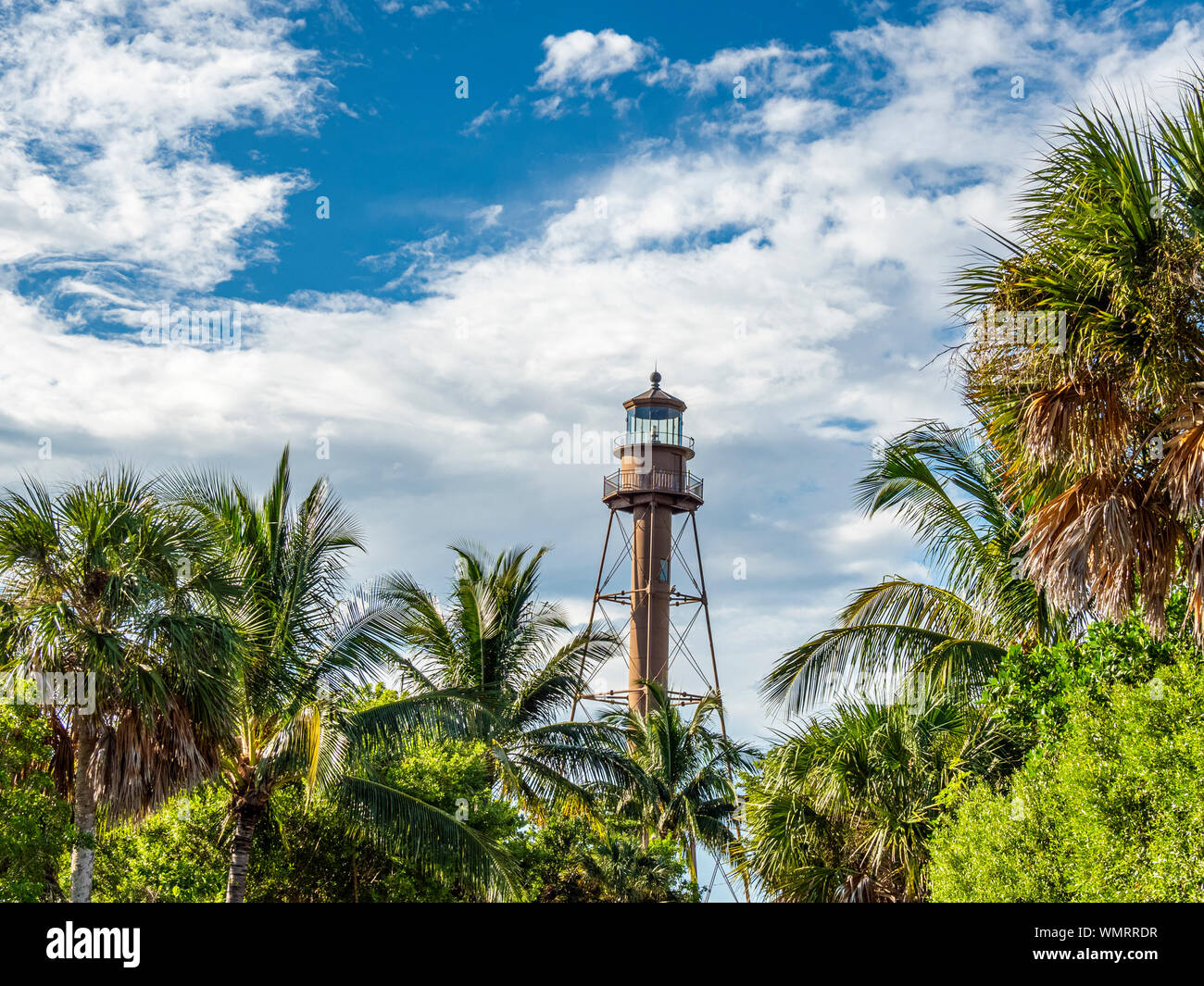 Sanibel Island Light in Sanibel Island Lighthouse Beach Park on Sanibel ...