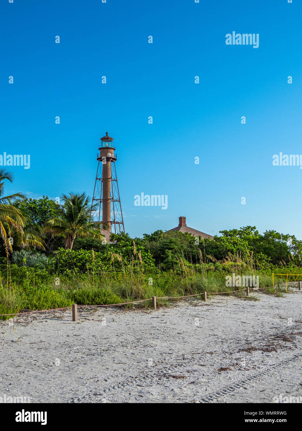 Sanibel Island Light in Sanibel Island Lighthouse Beach Park on Sanibel ...