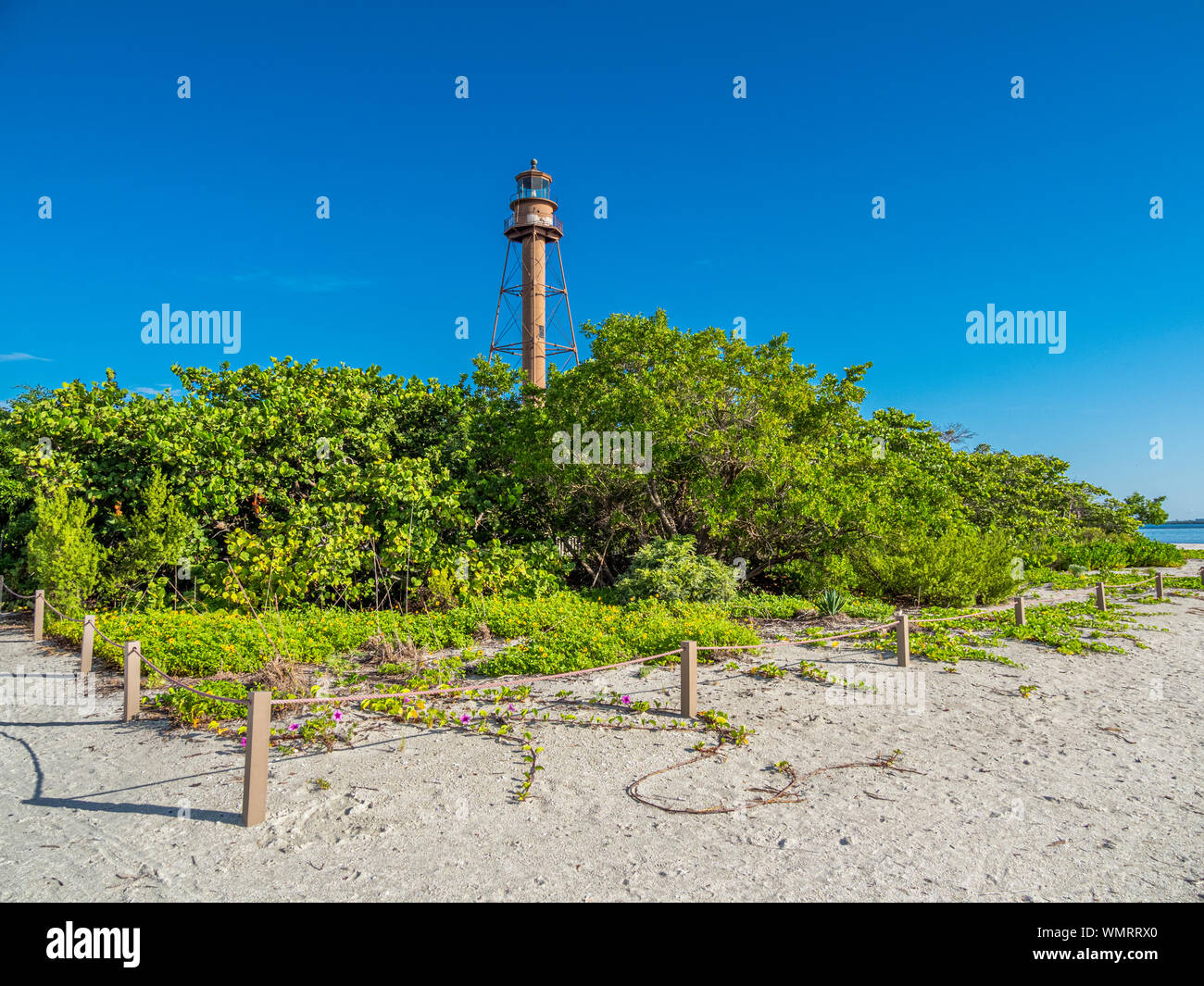 Sanibel Island Light in Sanibel Island Lighthouse Beach Park on Sanibel ...