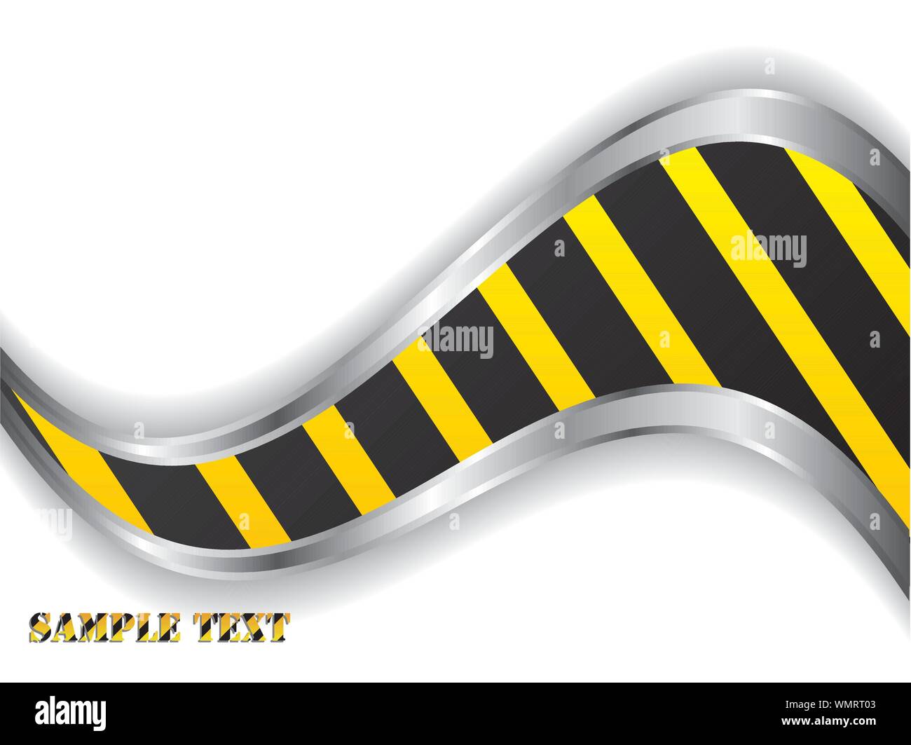 Bent hazard sign design Stock Vector Image & Art - Alamy
