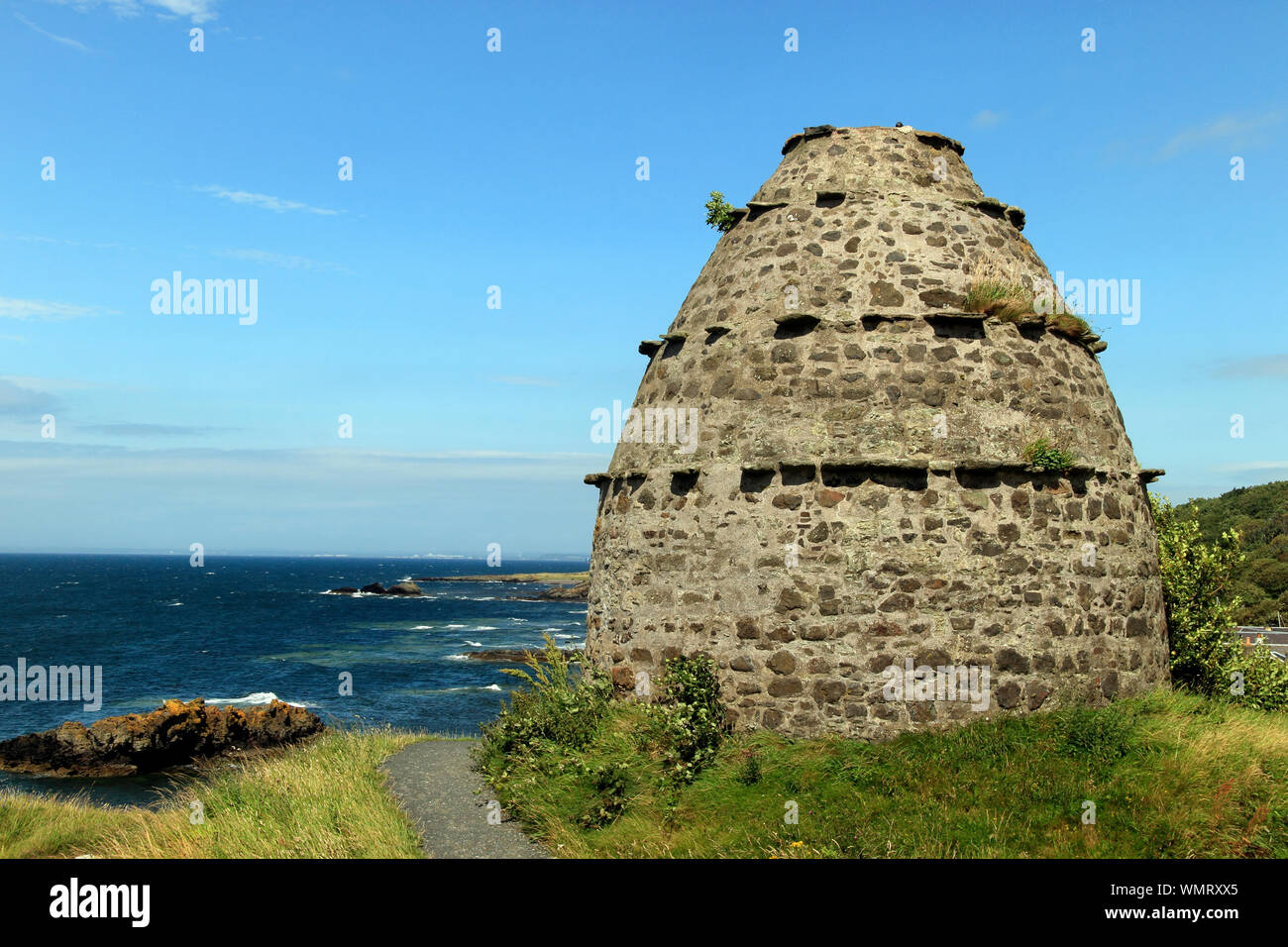 Stone dovecot Dunure, Ayrshire, Scotland, UK Stock Photo - Alamy