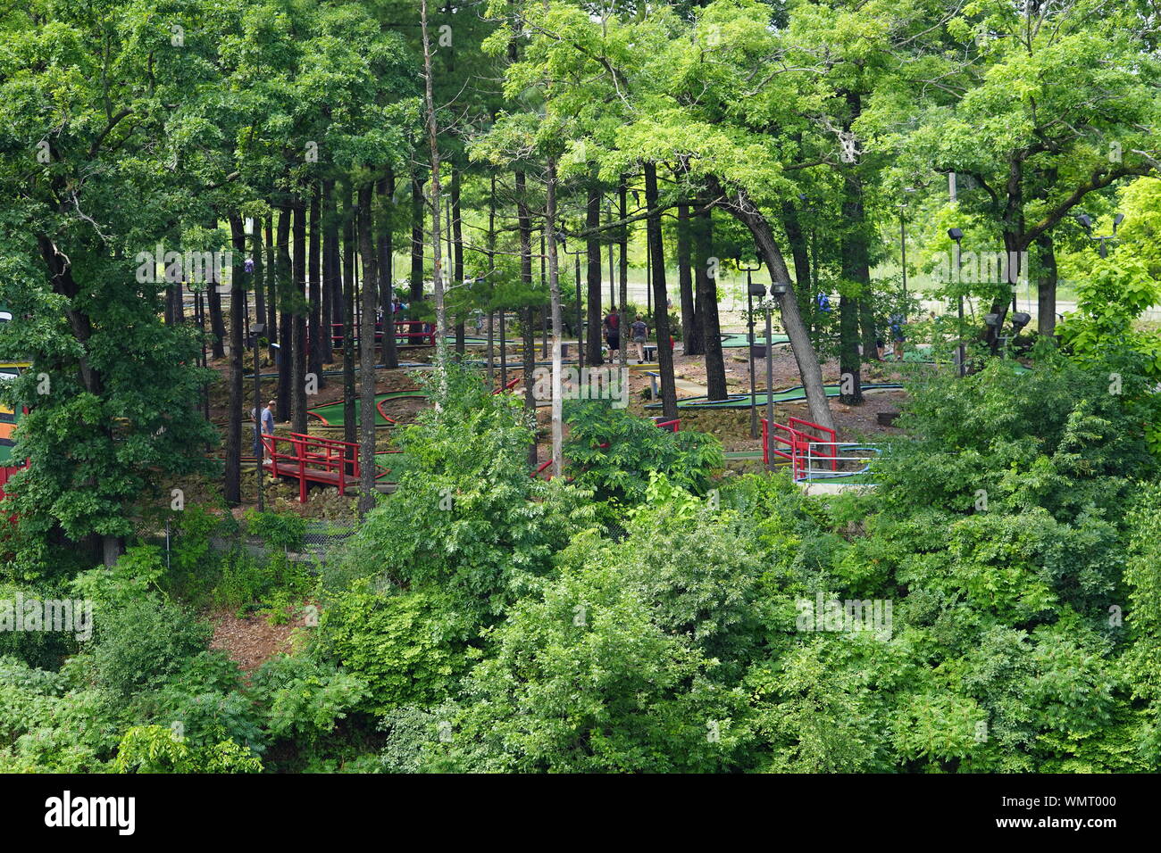 Pirate's Cove Adventure Golf in Wisconsin Dells, Wisconsin Stock Photo ...