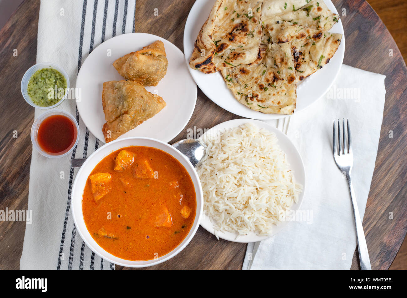 Chicken tikka masala naan hi-res stock photography and images - Alamy