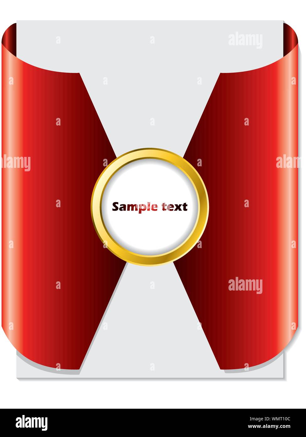 Red arrow brochure design Stock Vector Image & Art - Alamy