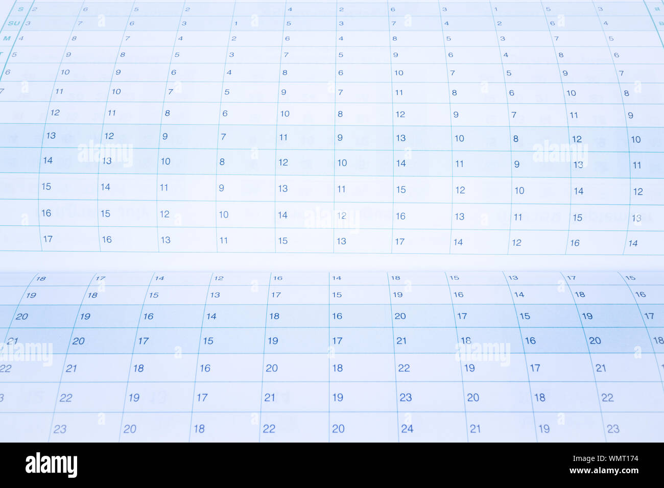 Full calendar hi-res stock photography and images - Alamy