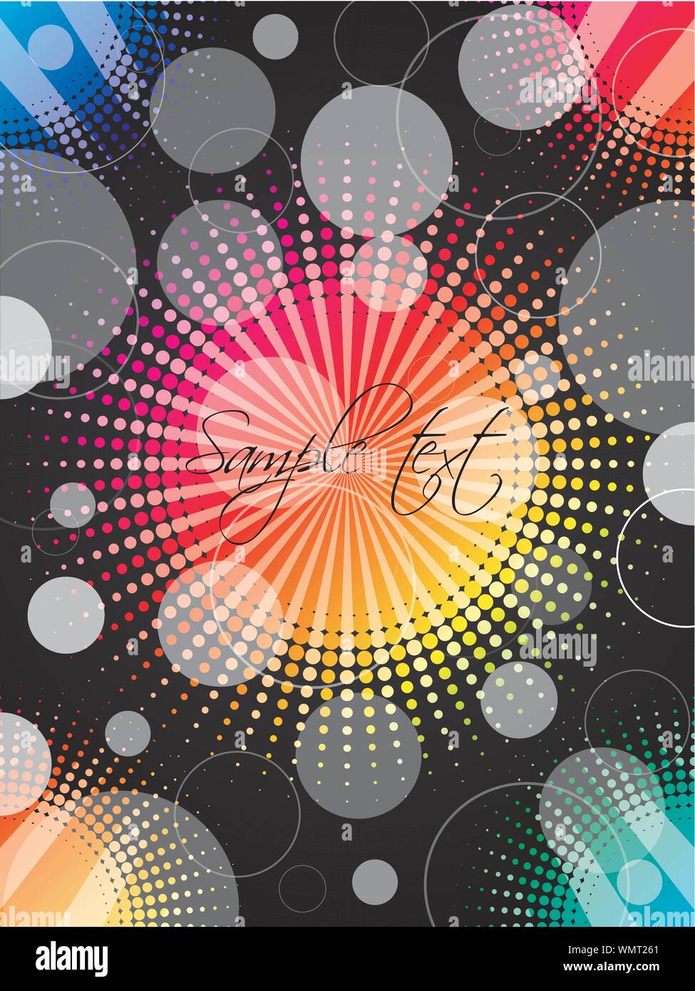 Halftone rainbow background Stock Vector Image & Art - Alamy