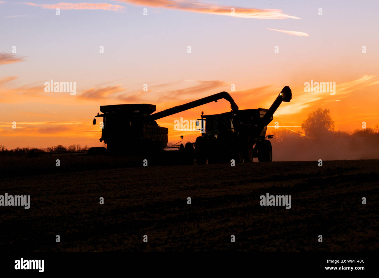 Combine Silhouette Stock Photos & Combine Silhouette Stock Images - Alamy