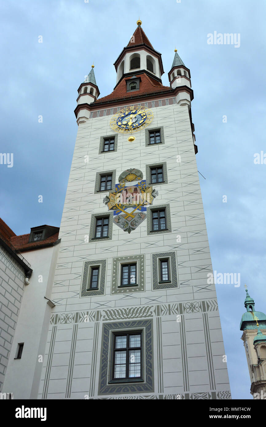 Altes Rathaus, Old town hall, Munich, München, Germany, Europe Stock ...