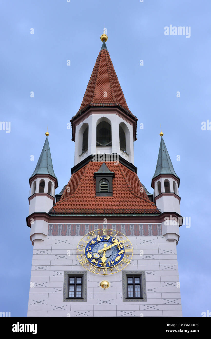 Altes Rathaus, Old town hall, Munich, München, Germany, Europe Stock ...