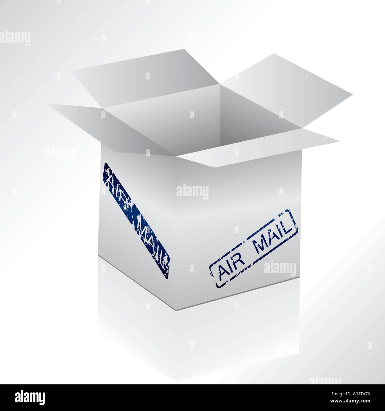 Airmail package Stock Vector Images - Alamy