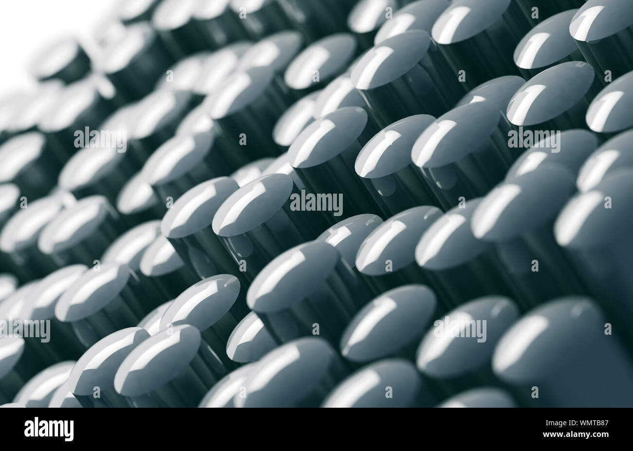 Cylinder shapes pattern background.Abstract close up image.3d ...