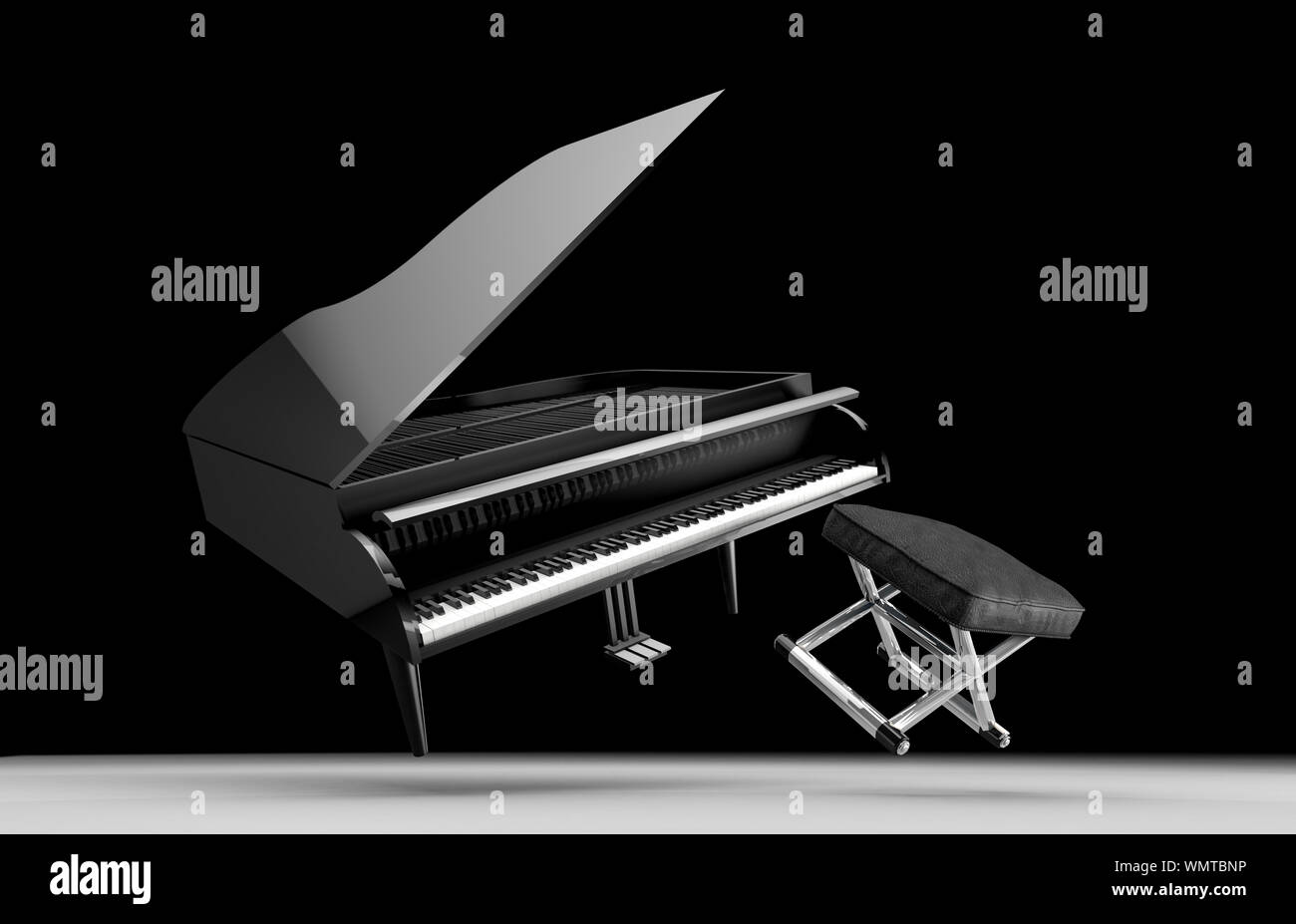 Flying piano hi-res stock photography and images - Alamy