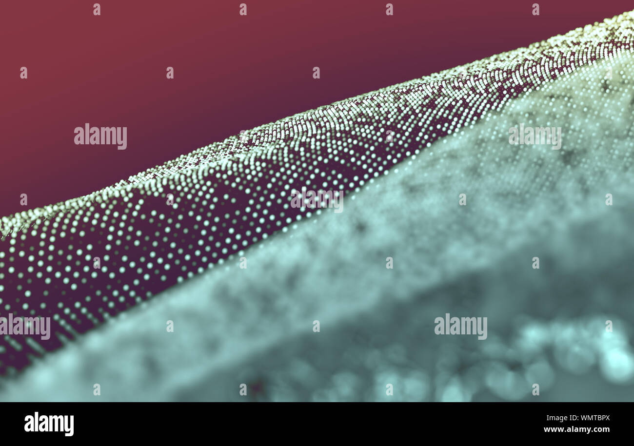 Network And Data Net System Abstract Backgroundstructure And Connection3d Illustration