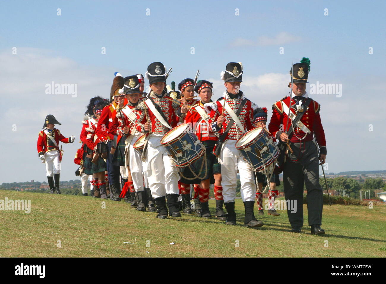 A spectacular re-enactment of the Battle of Waterloo near Folkestone ...