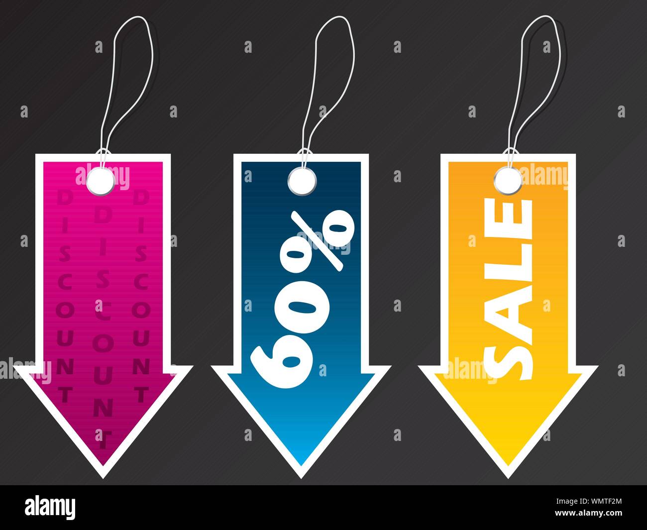 Arrow label set Stock Vector Image & Art - Alamy