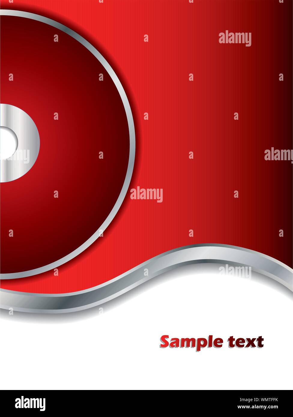 Red background with disc Stock Vector Image & Art - Alamy