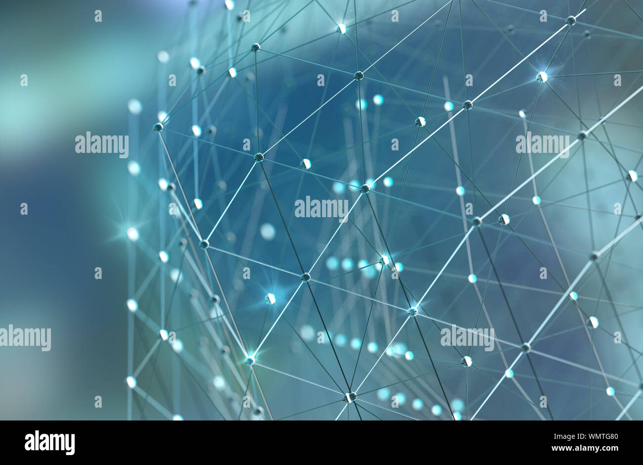 Abstract background of technology and science.Mesh or net with lines ...