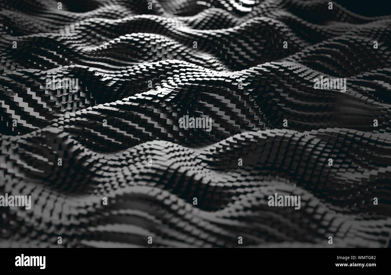 Science and technology backdrop.Polygonal pattern.Futuristic 3d ...