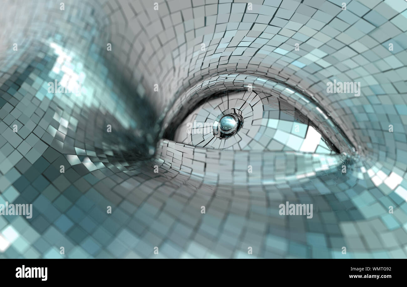 Futuristic concept of artificial intelligence and machine learning ...