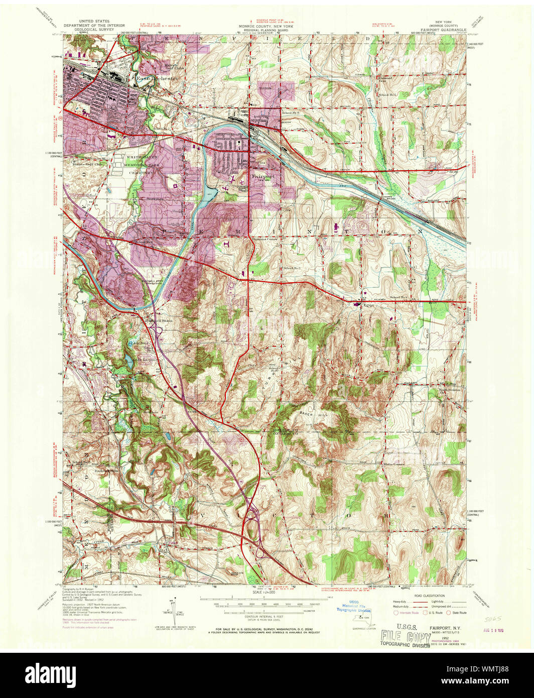 Map of fairport hi-res stock photography and images - Alamy