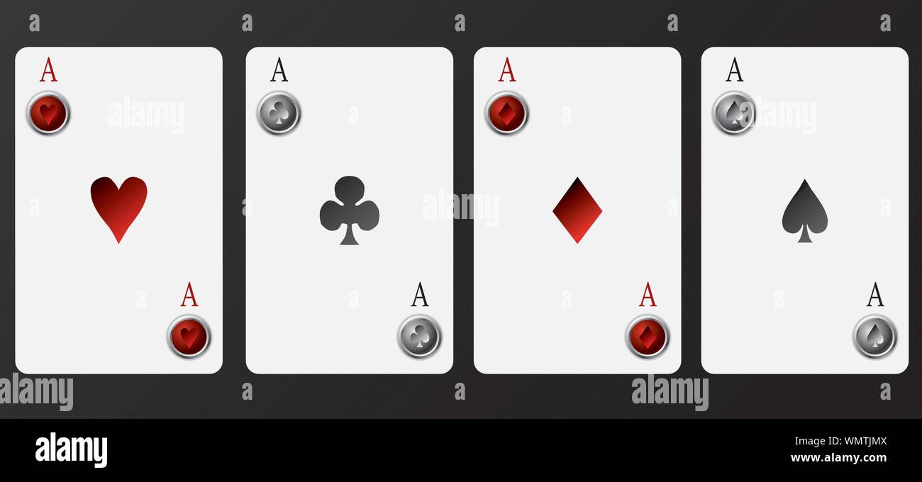 Pocket aces Stock Vector Images - Alamy