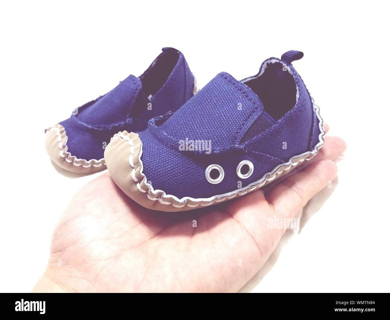 Blue Baby Booties High Resolution Stock Photography and Images - Alamy