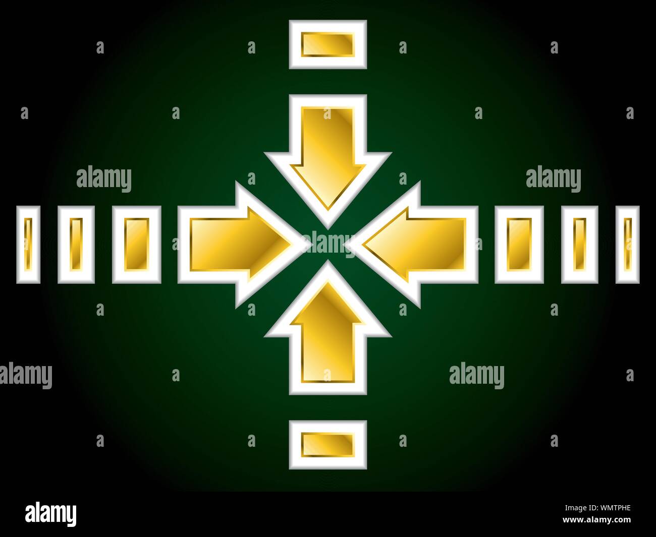 Golden arrows hi-res stock photography and images - Alamy