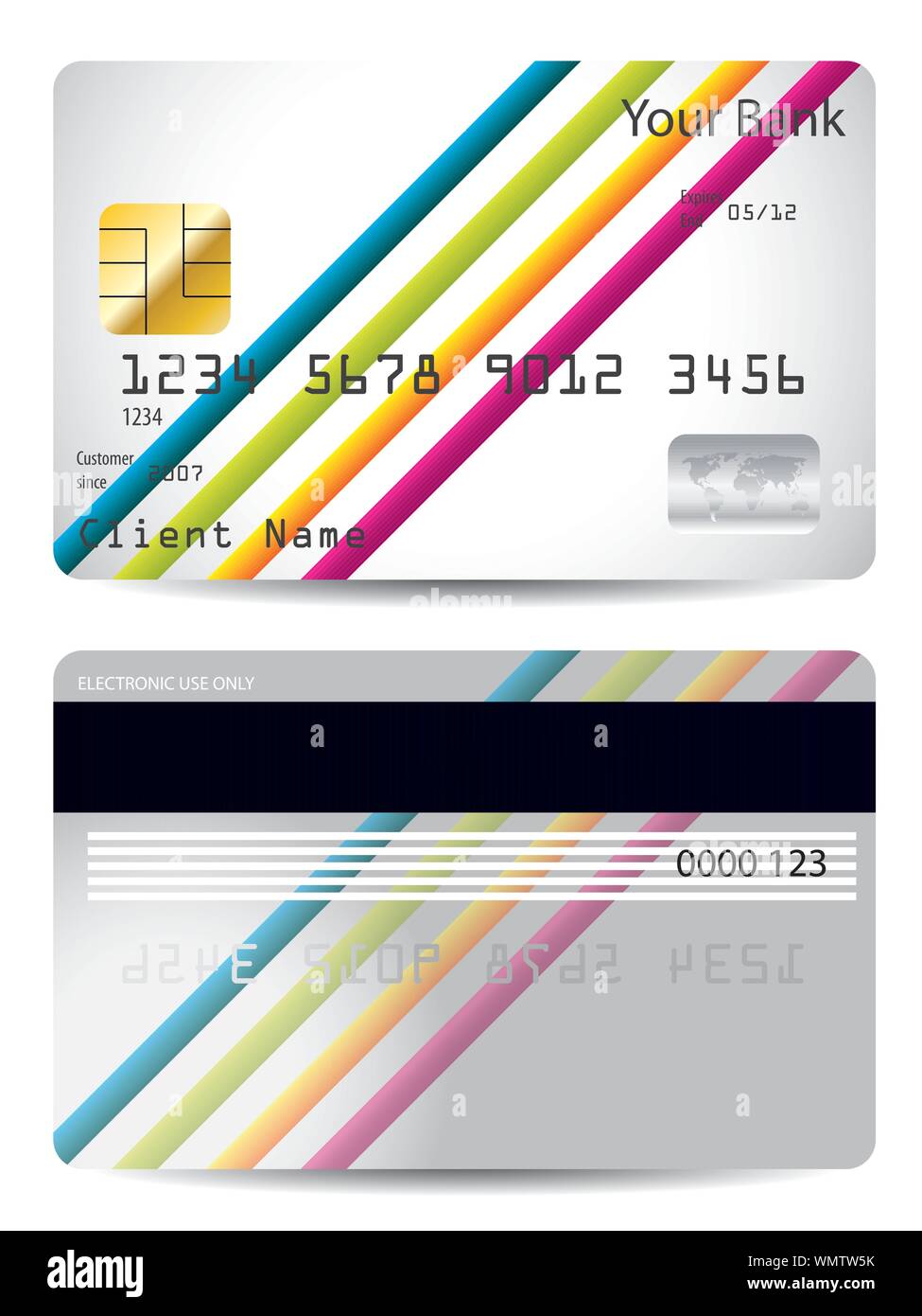 Blue striped card hi-res stock photography and images - Alamy