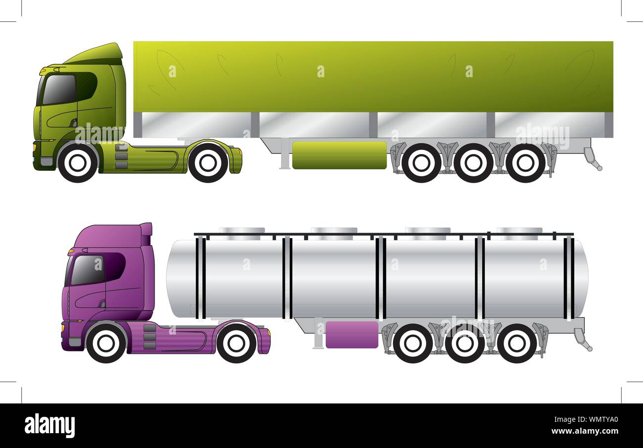 Trailer trailers Cut Out Stock Images & Pictures - Alamy