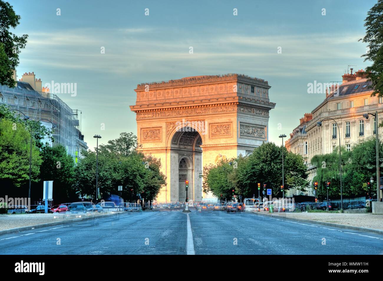 Paris, Triumphbogen, Arc de Triomphe - Paris, Arc de Triomphe Stock ...