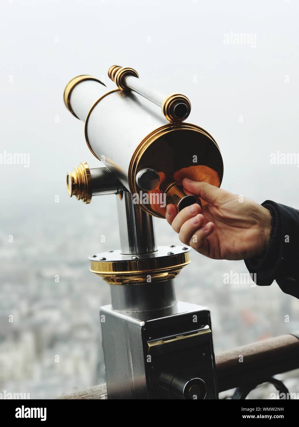 Holding Telescope High Resolution Stock Photography and Images - Alamy