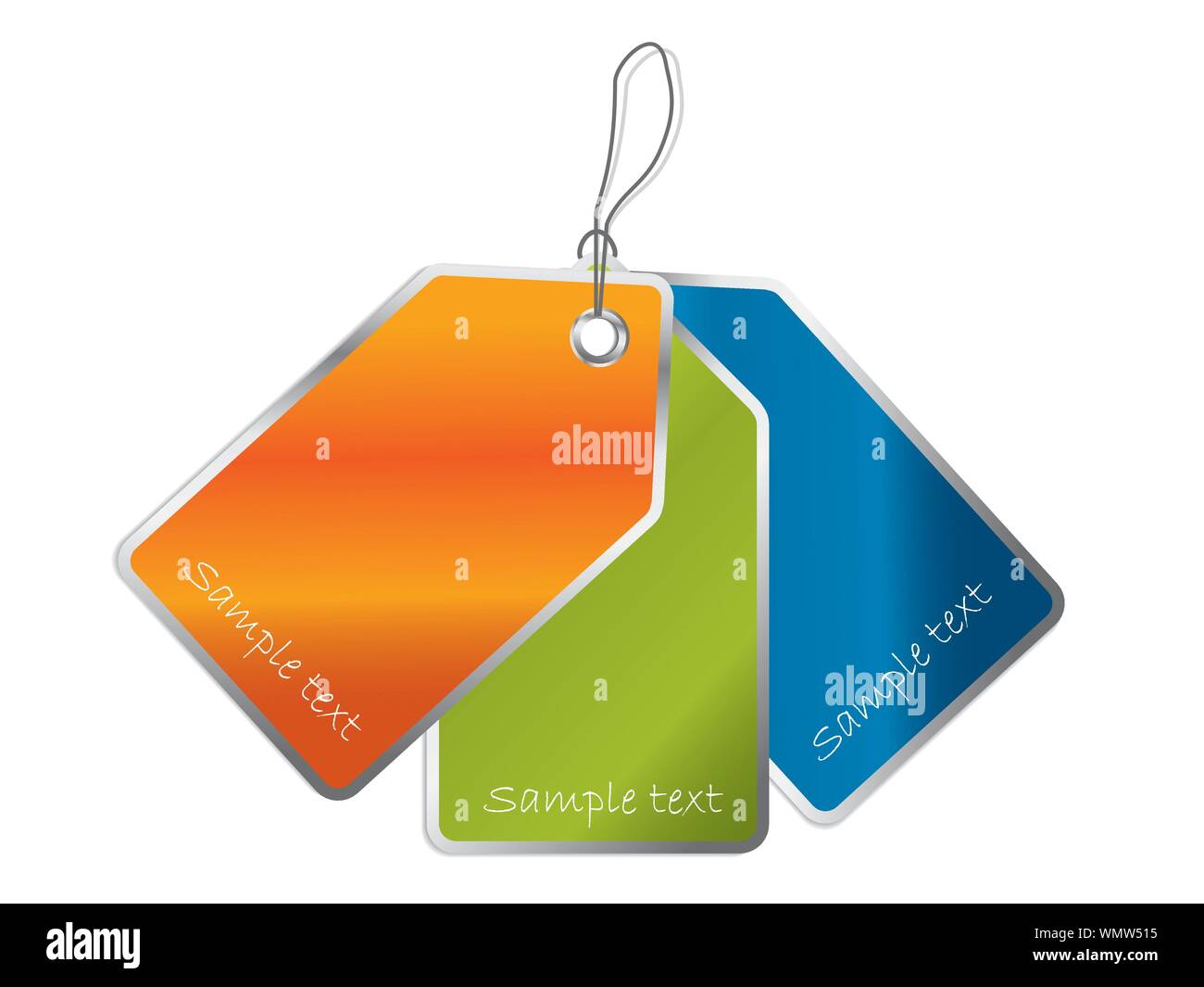 Blank color labels Stock Vector Image & Art - Alamy