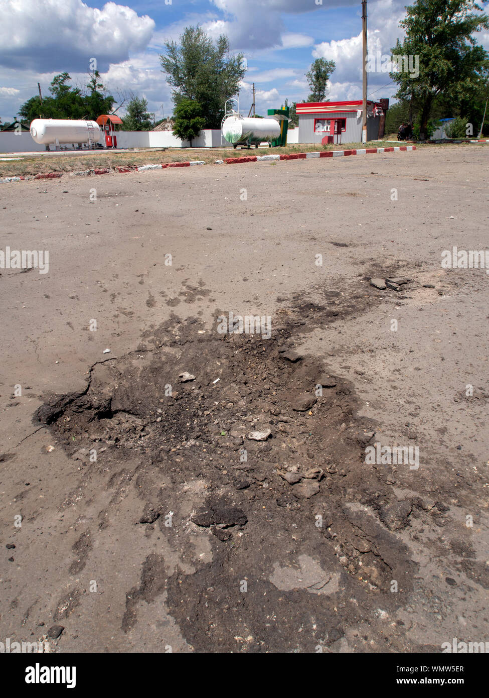 Broken road hi-res stock photography and images - Alamy