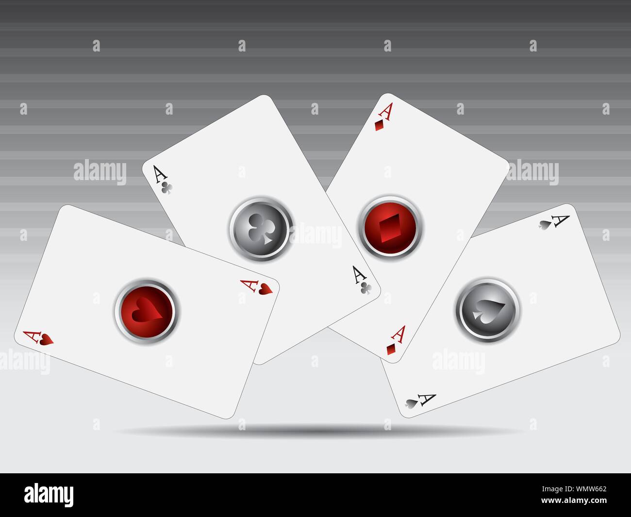 Black jack cards 3d Stock Vector Images - Alamy