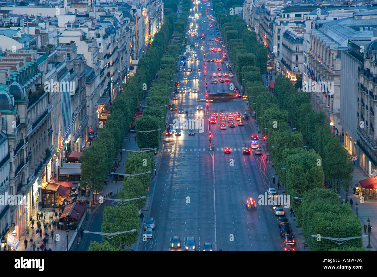 Paris, Avenue des Champs-Elysées Stock Photo - Alamy