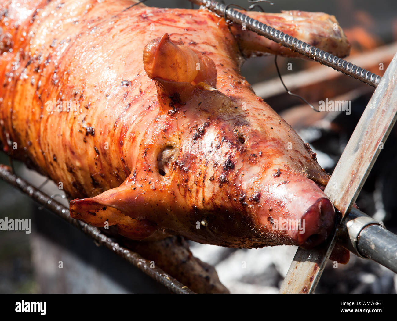 Grilled pig hi-res stock photography and images - Alamy
