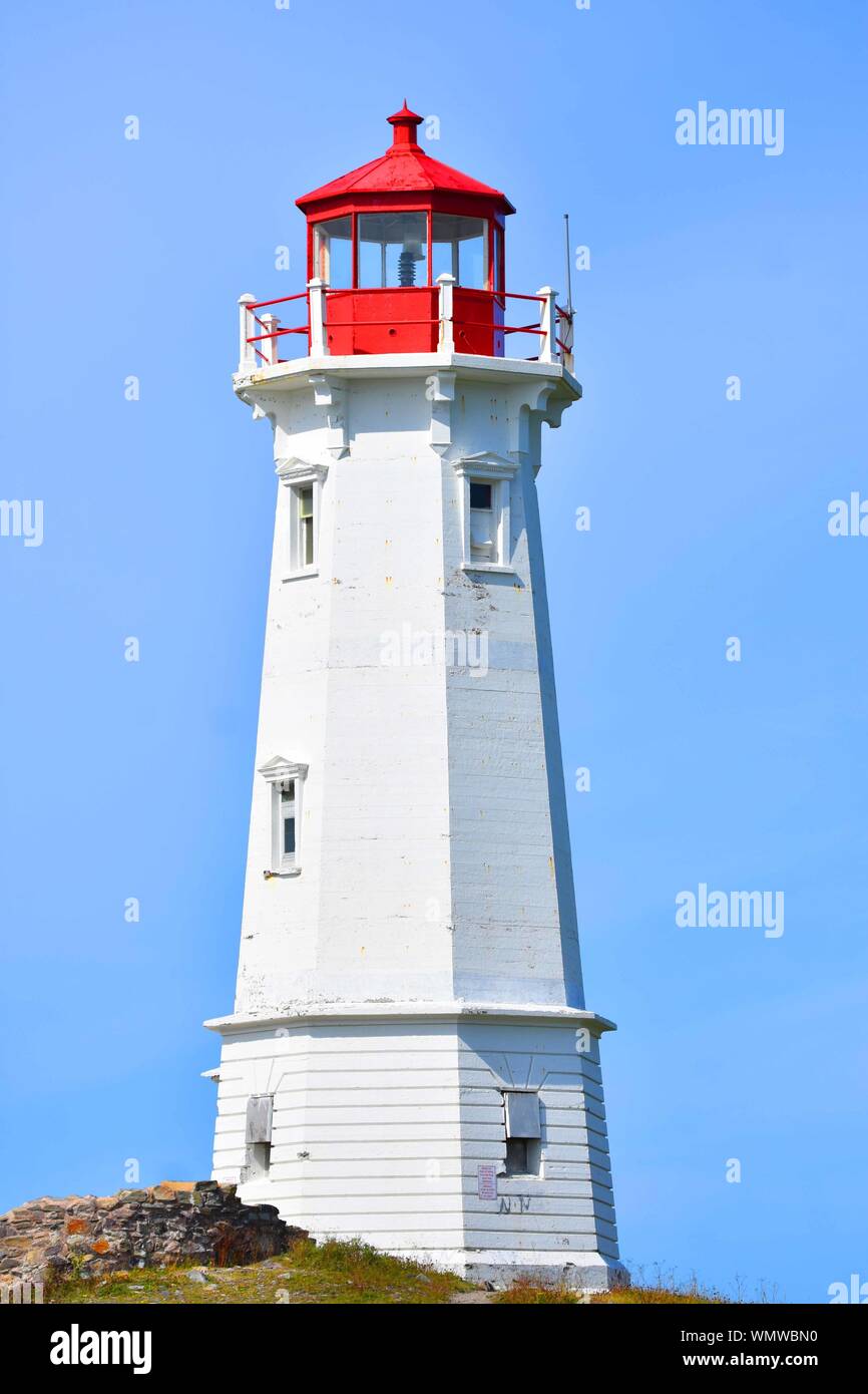 Lighthouse in eastern Canada Stock Photo - Alamy
