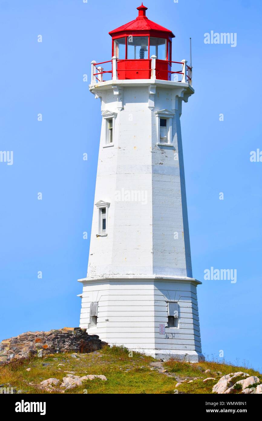 Lighthouse in eastern Canada Stock Photo - Alamy