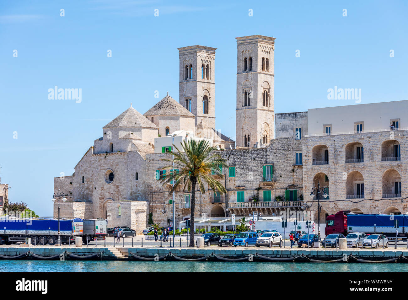 Italy, Apulia, Metropolitan City of Bari, Molfetta. Duomo Vecchio di ...