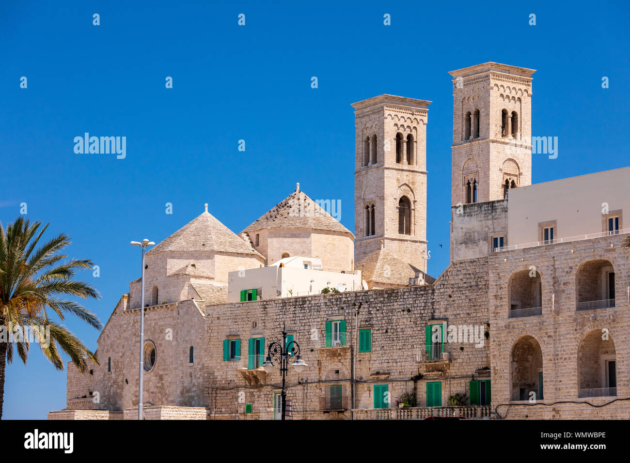 Italy, Apulia, Metropolitan City of Bari, Molfetta. Duomo Vecchio di ...