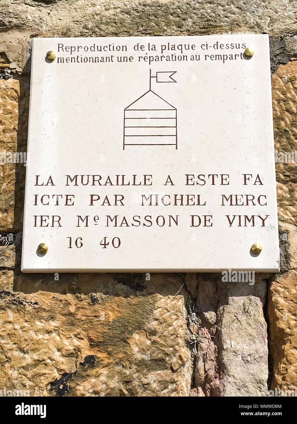 The Ramparts of the medieval city, Trévoux, France Stock Photo - Alamy