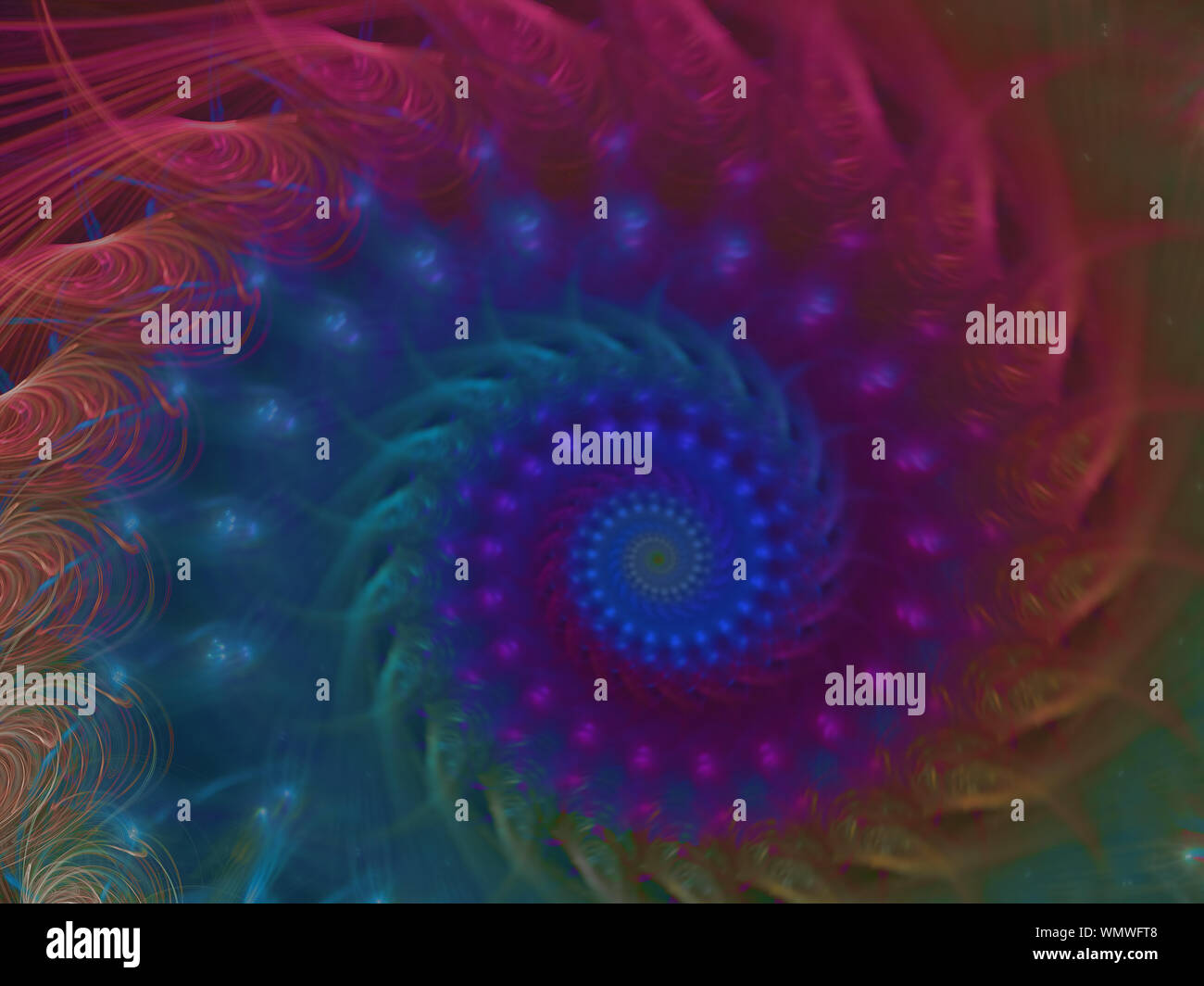 Abstract blurred spiral - digitally generated 3d illustration Stock ...