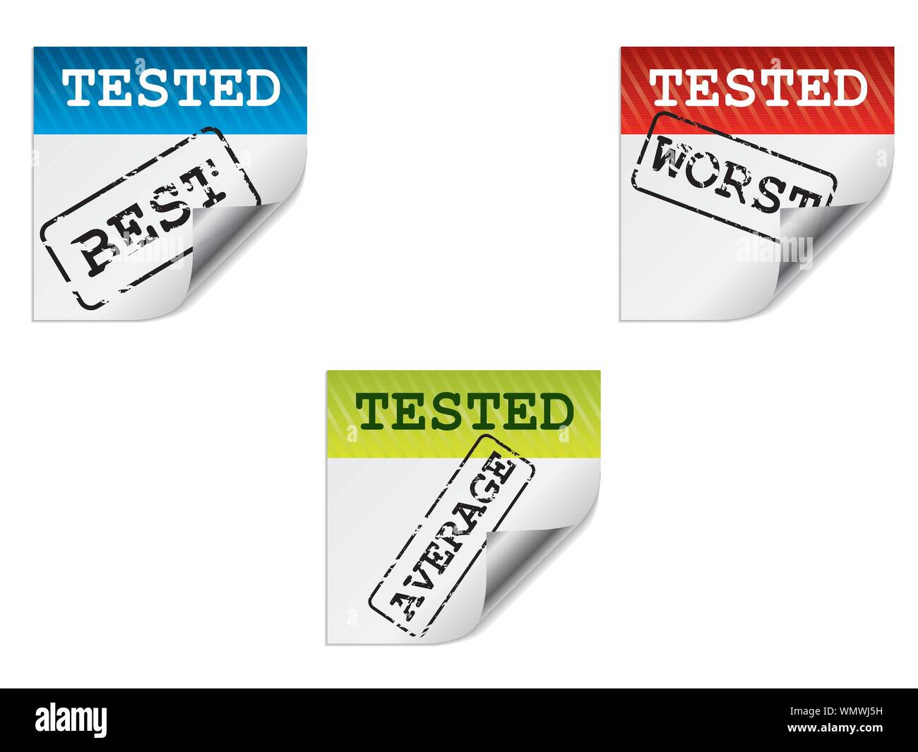 Test label set Stock Vector Image & Art - Alamy