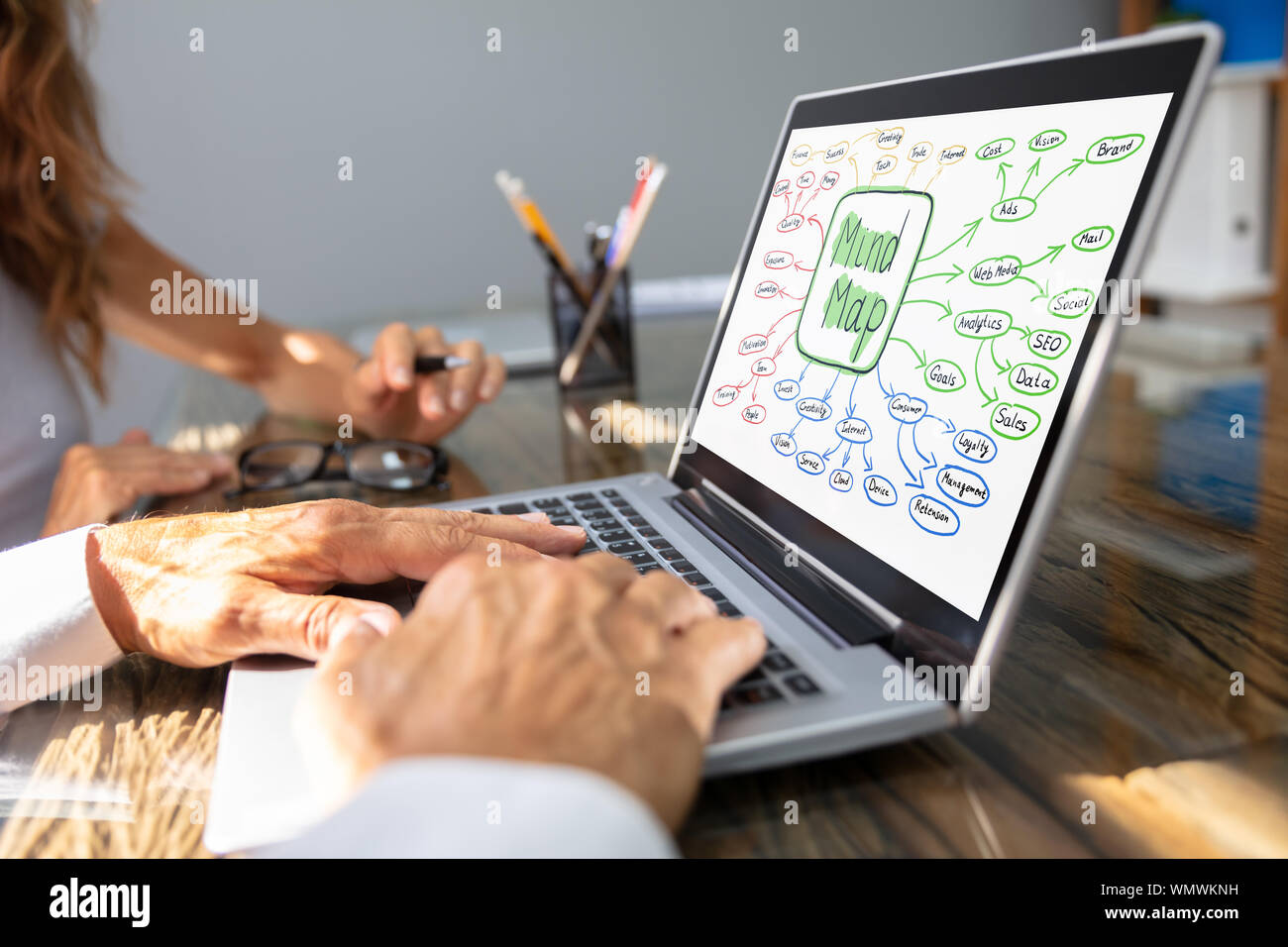 Mindmap pen hi-res stock photography and images - Alamy