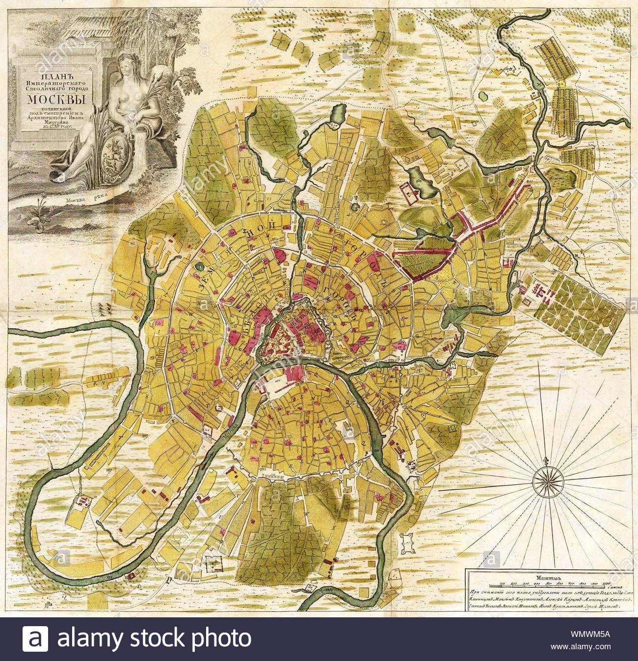 Moscow Map High Resolution Stock Photography and Images - Alamy