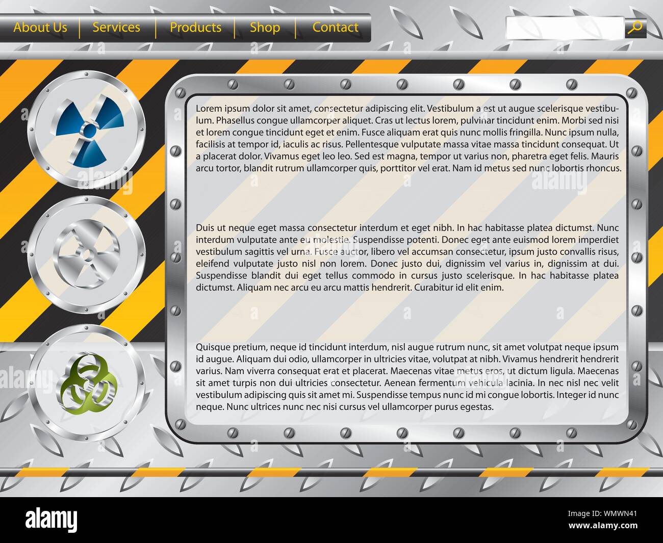 Waste construction site Stock Vector Images - Alamy